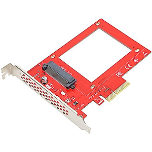 NVMe U.2 SSD Adapter Card, 2.5-inch SF8639 to PCIe Hard Drive 3.0X4 Riser Card for Intel P3700 P3500 P3600 750 Series P3700 Series 900 P3520 U.2 nvme SSD