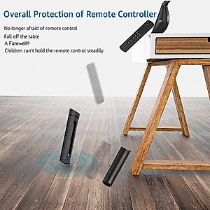 ONEBOM 3 Pack Fire Stick Remote Cover, Case for Firestick 4K / TV 2nd Gen (3rd Gen Pendant Design) Remote Control, Firestick Cover Glow in The Dark (Green Glow & Rose RED+Sky Blue Not Glow)