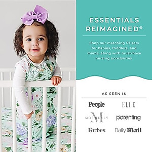 Posh Peanut Baby Wearable Blanket - Newborn Sleeveless Ruffled Sleep Bag - Viscose from Bamboo Infant Wear - 1 TOG