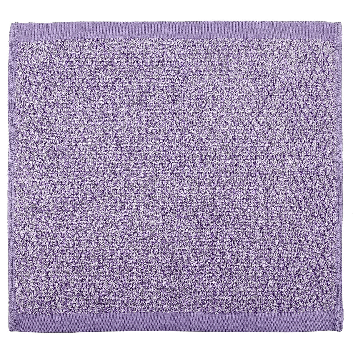 Everplush Diamond Jacquard Washcloth 6 Piece in Lavender