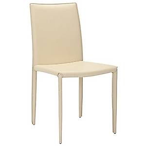 Safavieh Home Collection Karna Modern Cream Dining Chair (Set of 2)