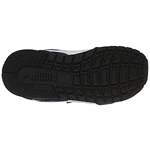 PUMA Unisex-Child ST Runner 2 Mesh Hook and Loop Sneaker, Peacoat-Puma White, 4, Toddler US