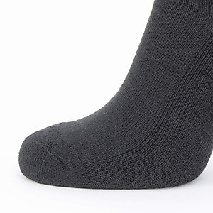 SEALSKINZ Unisex Thermal Merino Liner Sock, Black, Large
