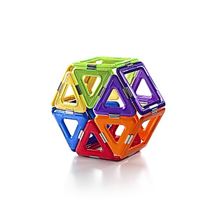 GeoSmart GeoSphere 31-Piece GeoMagnetic STEM Building Set with Spinner