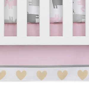 Bedtime Originals Eloise 3-Piece Crib Bedding Set, Pink (Pack of 1)