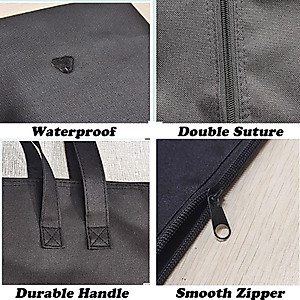 Aphse 24 * 36 Art Portfolio Bag, Art Portfolio Case with Nylon Shoulder, Light Weight Waterproof Poster Board Storage Bag, Art Portfolio Tote Bag Portfolio Folder for Artwork