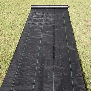 ECOgardener Premium 5oz Landscape Fabric, 4ft x 100ft Pro Garden Weed Barrier - Durable & Heavy Duty Weed Block Gardening Mat, Easy Setup & Superior Weed Control, Eco-Friendly & Convenient Design