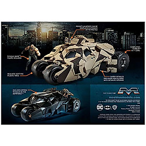 Moebius 967 The Dark Knight Trilogy Armored Tumbler with Bane 1:25 Scale Plastic Model Kit - Requires Assembly