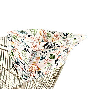 Bebe au Lait 5-in-1 Multi-Use Cover: Nursing Covers for Breastfeeding, Infinity Scarf, Nursing Shawl, Car Seat Cover, Shopping Cart Cover, Carrier Cover, Privacy Nursing Cover - Tropicana