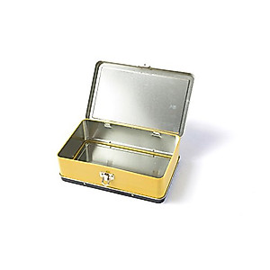 DAHO Metal Pencil Box, Gold