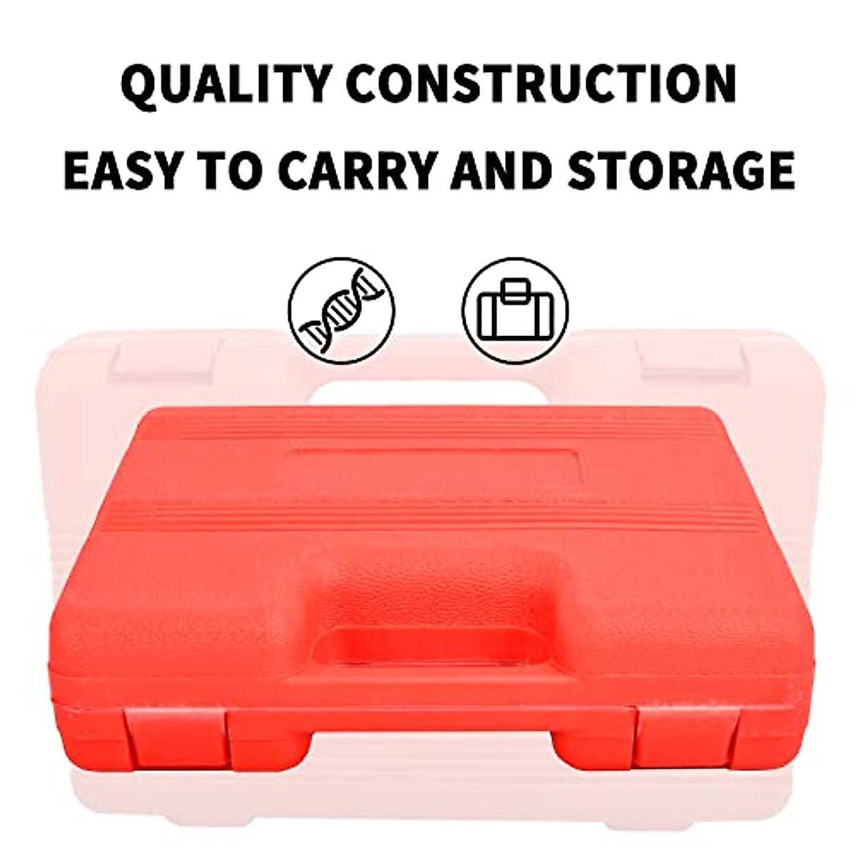 TBAPFS 5Pcs 1/2" Drive Deep Impact Socket Set 12 Point Metric 30mm 32mm 34mm 35mm 36mm Drive Spindle Axle Hub Nut Socket Set,Heavy Duty w/Portable Storage Case,Use In Removing And Installing Axle Nuts