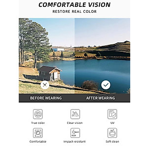 HPLRZXI 3 Pairs of Sports sunglasses Cycling Sunglasses for Men Women Youth Baseball Cycling Fishing motorcycle Running golf, UV Protection.