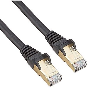 StarTech.com Category 6A Compliant LAN Cable (3m/Black) Cat6A STP (Shielded Twist Pair) Cable with Anti-Claws Cover 6ASPAT3MBK