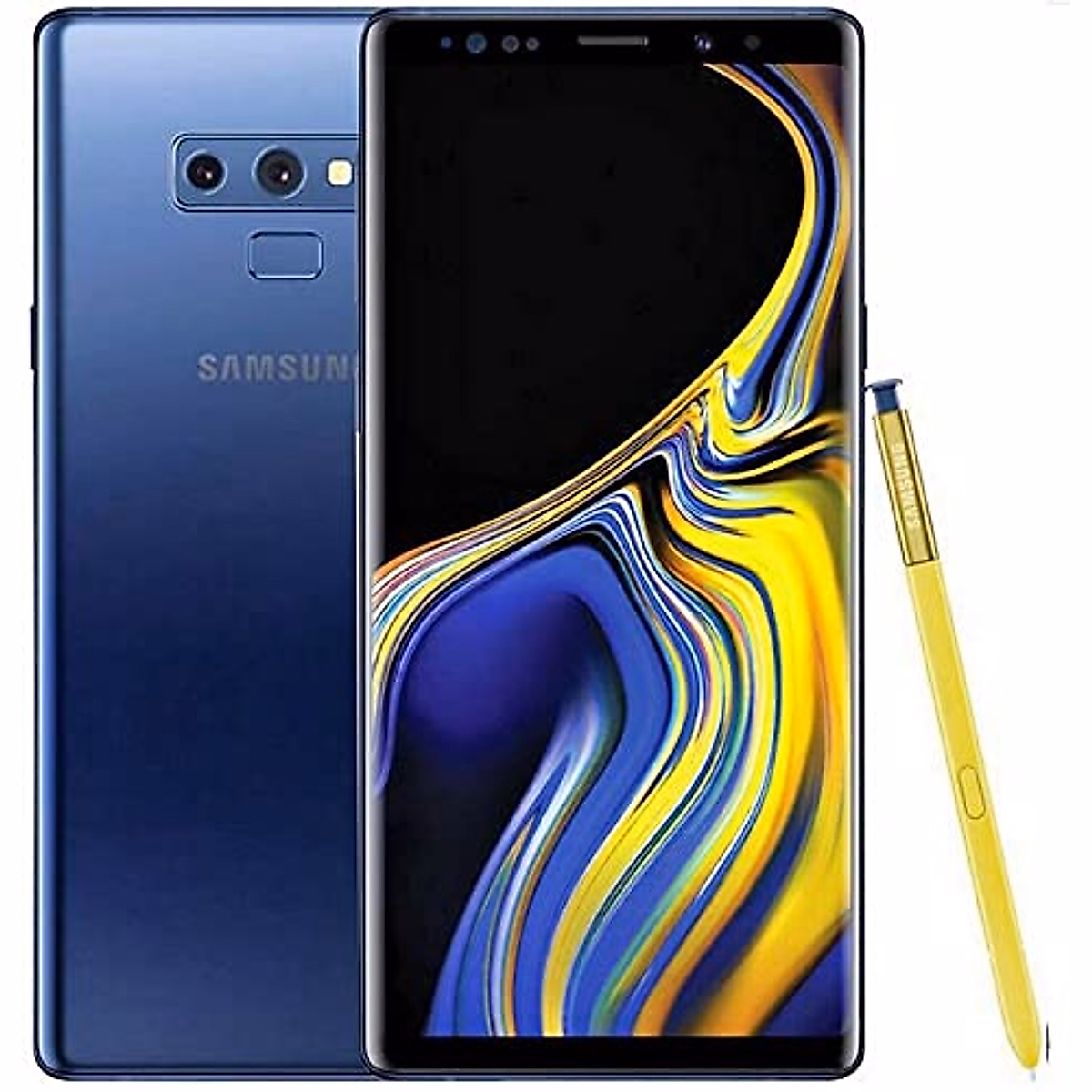 SAMSUNG Galaxy Note 9 (128GB, 6GB) 6.4", Snapdragon 845, IP68 Water Resistant, 4G LTE GSM AT&T Unlocked (T-Mobile, Metro, Global) N9600 (Fast Wireless Pad Bundle, Ocean Blue)