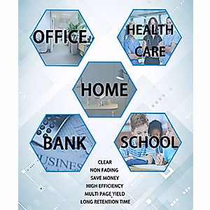 MM MUCH & MORE Compatible Ink Cartridge Replacement for Brother LC203XL LC-203XL LC203 XL for MFC-J480DW MFC-J880DW MFC-J4420DW MFC-J680DW MFC-J885DW Printer (5-Pack, 2 Black, Cyan, Magenta, Yellow)