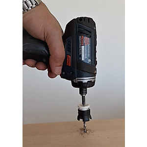 Countersink Buddy Adjustable Depth Stop Attachment for Countersink Drill Bits