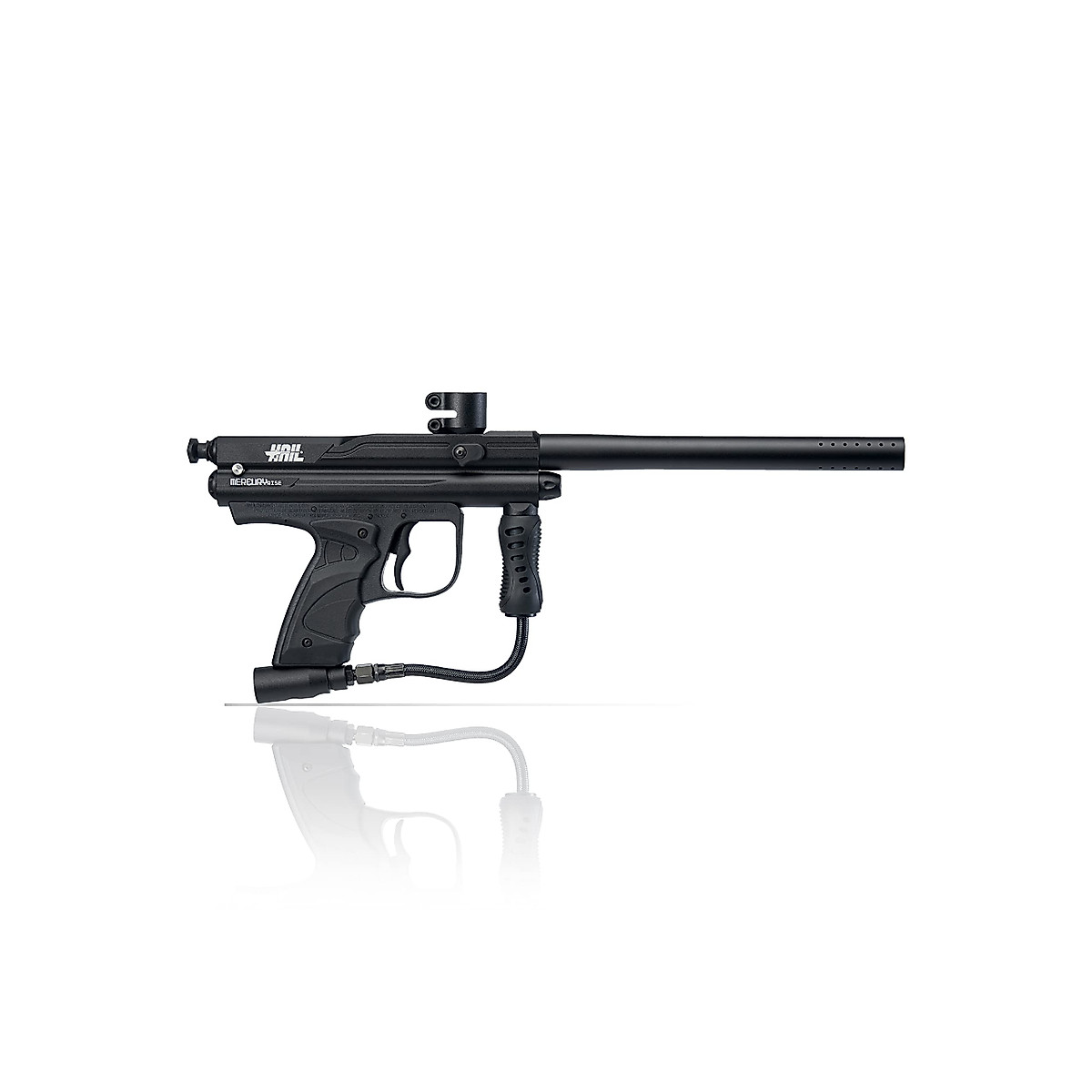 Mercury Rise Hail Semi Auto .68 Caliber Paintball Gun Marker (Hail Black)