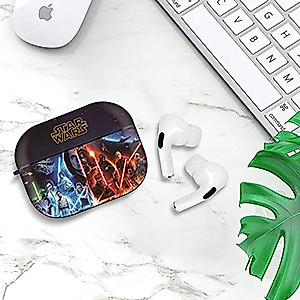 TELONI Star Retro War AirPods Pro Protective case Cover Accessories TPU Material, Full Protection Shock-Proof Cover with Keychain (Star Retro WAR)