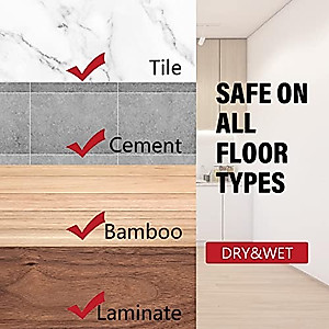 Mop for Floor Cleaning, Professional 18 Inch Washable Reusable 3 Pads Refills and Refillable Spray Bottle for Easy Wet Dry Mopping, Dust Flat Mops for Hardwood Laminate Tile