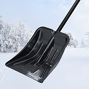 FEBOD Detachable Snow Shovel for Car,Portable Garden Shovel High Efficiency Snow Removal Tools Large Capacity Snow Shovel Pusher for Home Garage Yard