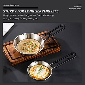 Hemoton Stainless Steel Pan Sandwich Maker Induction Frying Pan Stainless Steel Frying Pan Nonstick Frying Pan Stainless Skillet Kitchen Cooking Pan Sandwich Toaster Press English Muffins