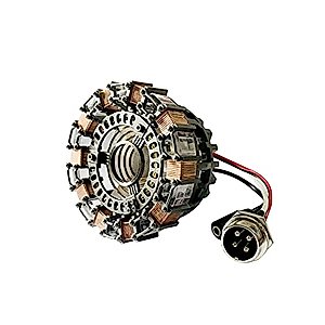 Lonyiabbi 1:1 iron man Arc Reactor MK1 Heart Model LED Light Vibration Sensing Control USB Interface Finished Product（No Installation Required）…