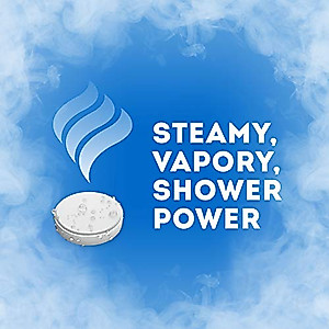 Vicks VapoShower, Shower Tablet, Shower Bomb, Aromatherapy Vapors, Eucaplytus & Menthol, Soothing Non-medicated Vapor Steam, 3ct