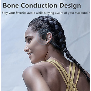 Bone Conduction Headphones Open Ear Headphones Bluetooth Wireless Headset Earpiece Running Wireless Earphone Support MP3 Play 32G Memory