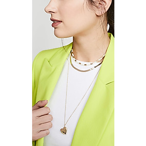 Zoe Chicco Women's 14k Gold Heart Locket Necklace, Yellow, One Size