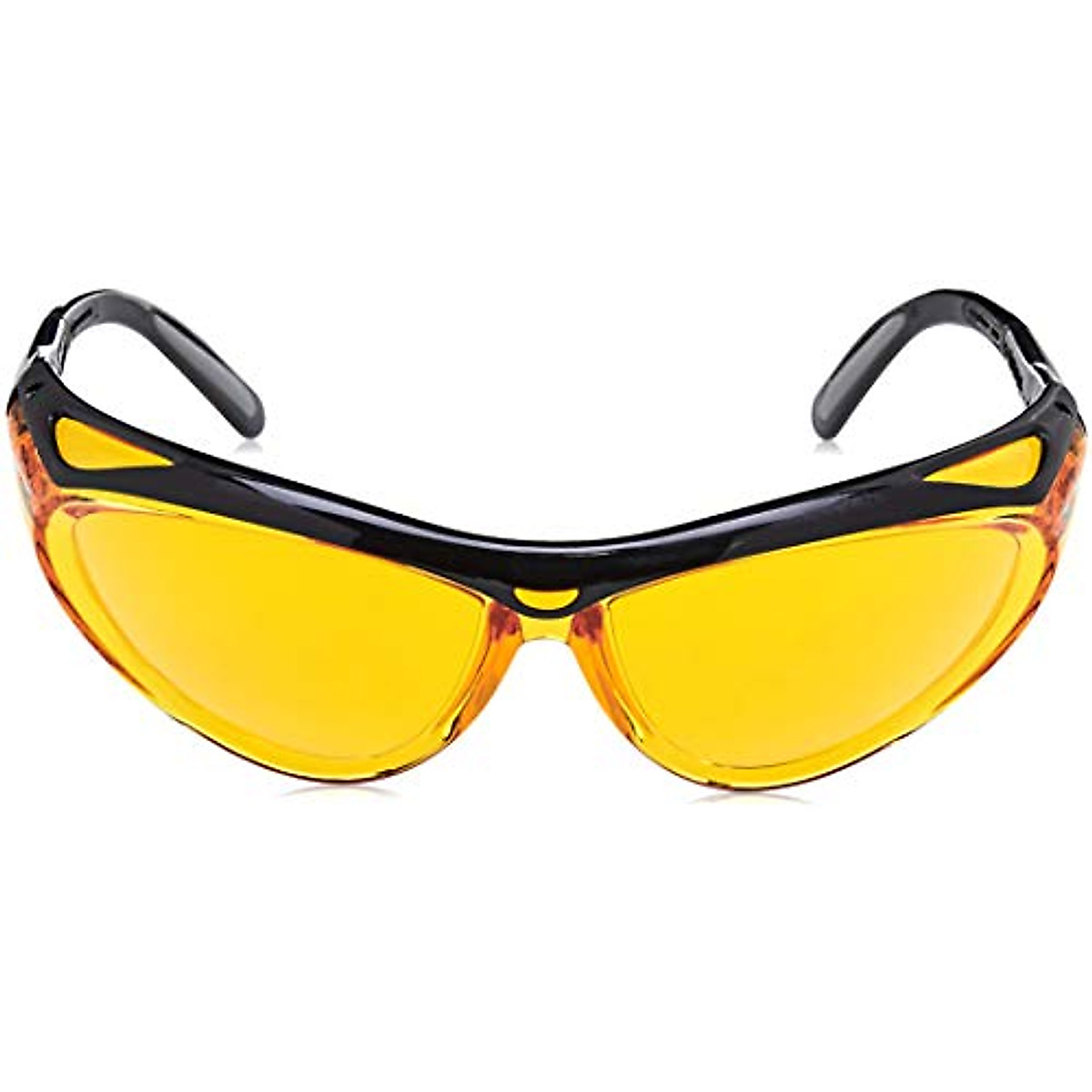 Amazon Basics Blue Light Blocking Safety Glasses Eye Protection, Anti-Fog, Orange Lens - 3-Pack