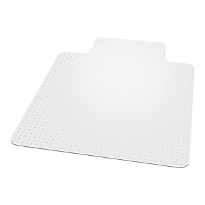 Staples 567298 45-Inch X 53-Inch Low Pile Carpet Chair Mat Lip