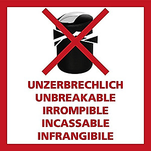 WENKO 22249100 Swing Cover bin, 14 x 14 x 21 cm, Grey