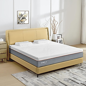 Vumece 10 Inch Full Size Gel Memory Foam Mattress Medium Firm Mattresses for Pressure Relief & Cool Sleep, Fiberglass Free, CertiPUR-US Certified, Full Bed in a Box