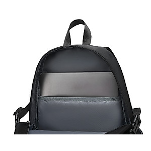 Teecho Stylish Laptop Backpack For Men and Women Roomy Rucksack for Travel Black