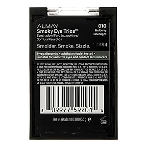 Almay Smoky Eye Trios, Mulberry Moonlight, 0.19 oz., eyeshadow palette(10)
