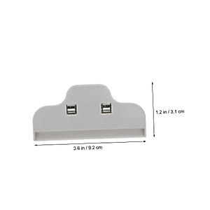 HOMSFOU 20 Pcs Sealing Clip Snack Sealer Clips for Sealing Bags Airtight Food Clip Snack Bags Clips Food Locking Clips Food Bag Clips Magnetic Bag Clip Snacks Heavy Storage Bag Plastic