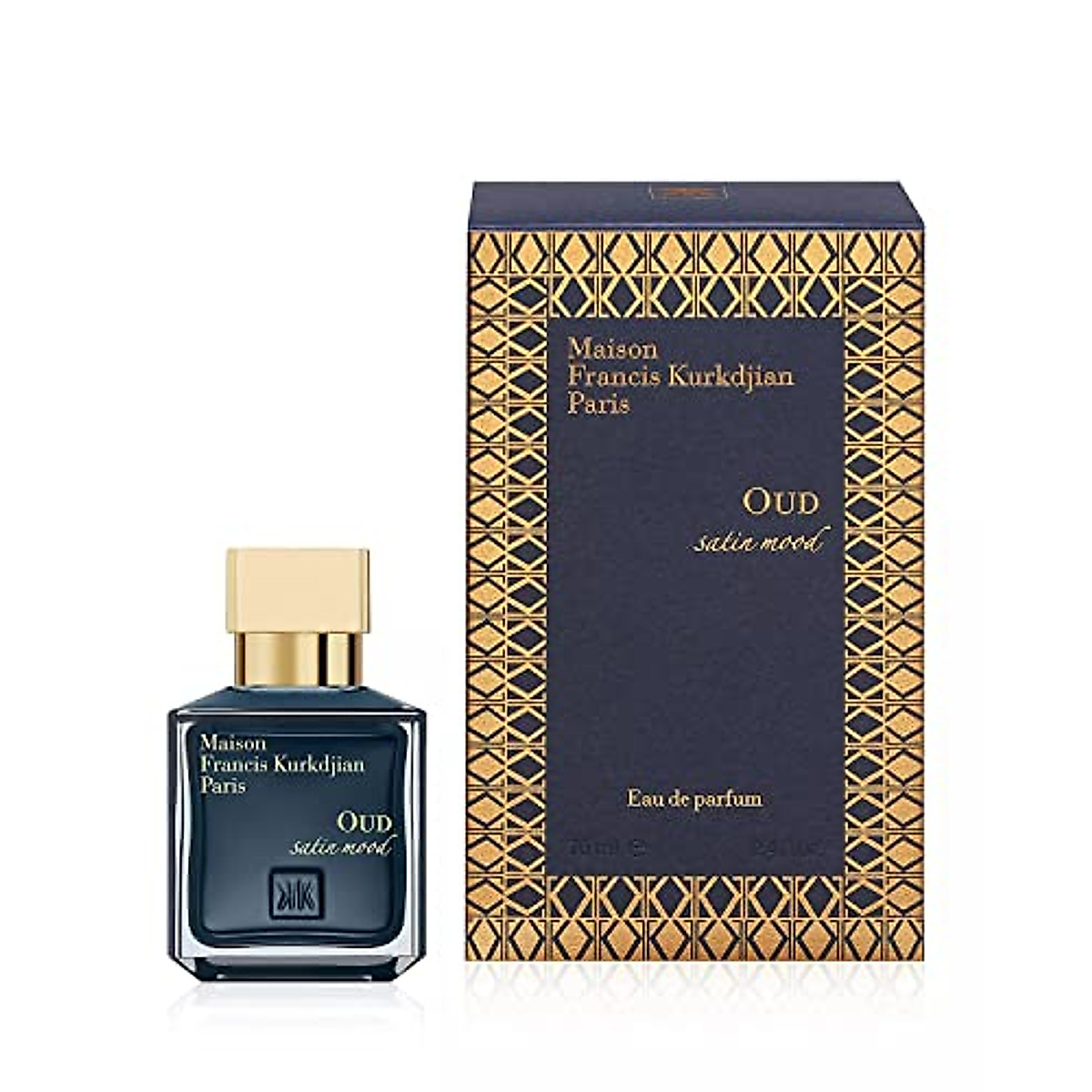 Maison Francis Kurkdjian Oud Satin Mood Eau De Parfum Spray, Vanilla Scented Amber Accord, 2.4 Fl Oz