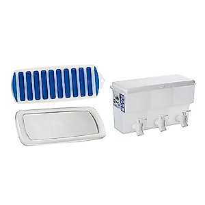 Beertoy 10 Grid Ice Cube Tray With Lid Reusable Ice Stick Tray Iced Juice Dispenser For Kitchen Filter Drink Container Home