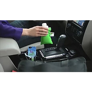 K.O. ECOLIFE THE POWCH! Reusable Food Liquid Pouch Container Bottle 12oz Collapsible Waterproof Kids Adults Pets Soft Fabric Food Container DW/FZR Safe Gives Back Woman-Owned MADE IN USA (Royal Blue)