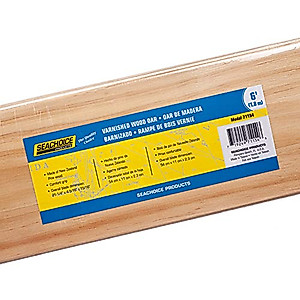 Seachoice 6 Ft. Wood Oar, New Zealand Pine Construction, 21-1/4 in. X 4-5/16 in. Blade, Comfort Grip, Clear Finish