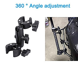 PellKing Motorcycle Bike Handlebar Clamp Mount and 61" Invisible Selfie Stick for Insta360 X4 X3 X2 X ONE RS R GO 3 Camera