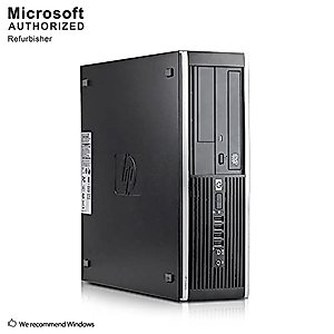 HP Compaq Pro 6305 SFF Business Desktop PC, AMD A6 5400B up to 3.8GHz, 16G DDR3, 512G SSD, WiFi, BT 4.0, VGA, DP, USB 3.0, Win 10 Pro 64 Bit -Multi Language (AMD A6)(Renewed)