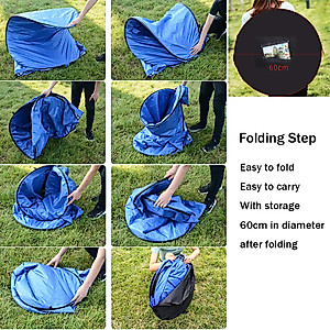 YZKJ Outdoor Privacy Tent for Camping,Changing Tent Portable, Privacy Tent for Toilet,Changing Room Tent Pop Up,Camouflage Outdoor Shower Tents(47 * 47 * 74.8")