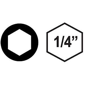 VEGA 5/32" Hex Power Bits. Professional Grade ¼ Inch Hex Shank 5/32", 2 Inch Power Bits. 150H1064A-4 (Pack of 4)