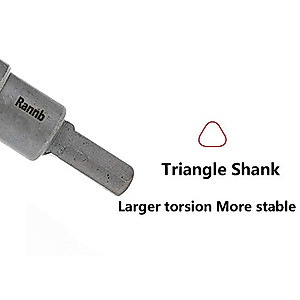 Rannb 38mm/1.5 Inch Hole Saw Carbide Tipped Hole Saw for Cutting Stainless Steel Plate, Iron, Steel