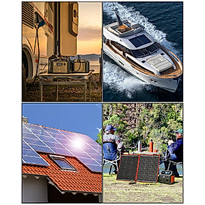 20FT 10AWG Solar Panel Extension Cable Fit for Anderson Adapter and Solar Connector, Solar Panel Charging Cable with Female and Male Weatherproof Connectors Fit for Anderson Generator Power Station