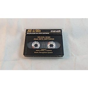 Maxell 2.0GB 91.5M HS-4/90S 4MM Data Cartridge for Helical Scan Drives (1-Pack)