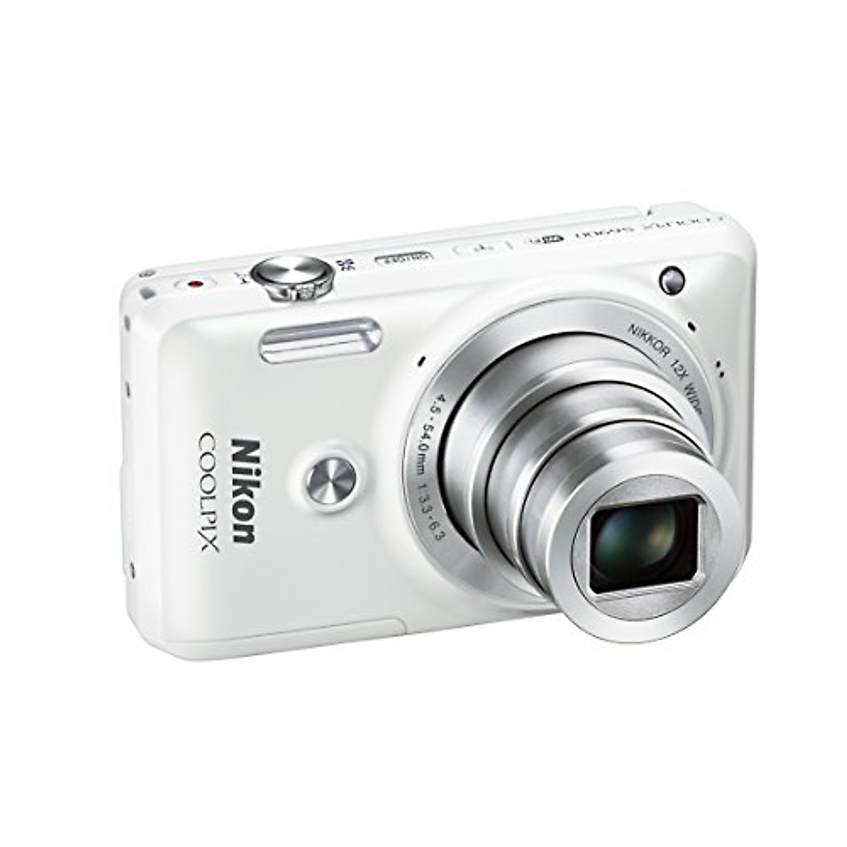 Nikon COOLPIX S6900 16MP Digital Camera with 12x Zoom, Natural White (International Version, No Warranty)