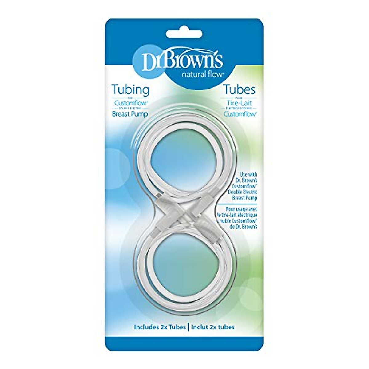 Dr. Brown's Replacement Tubing for Customflow Double Electric Breast Pump - 2-Pack