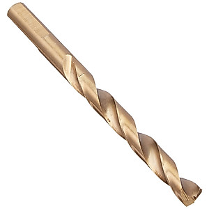 BOSCH CO2147 1-Piece 5/16 In. x 4-1/2 In. Cobalt Metal Drill Bit for Drilling Applications in Light-Gauge Metal, High-Carbon Steel, Aluminum and Ally Steel, Cast Iron, Stainless Steel, Titanium